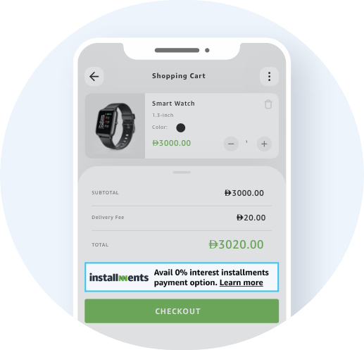 Best practices to promote installments - Amazon Payment Services