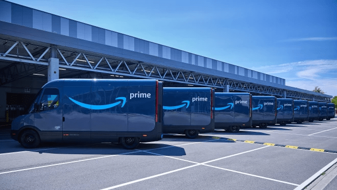 Elektrolieferfahrzeuge von Rivian – Amazon DSP Deutschland