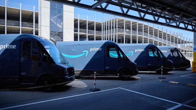 Elektrolieferfahrzeuge von Rivian – Amazon DSP Deutschland