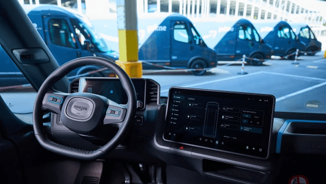 Elektrolieferfahrzeuge von Rivian – Amazon DSP Deutschland