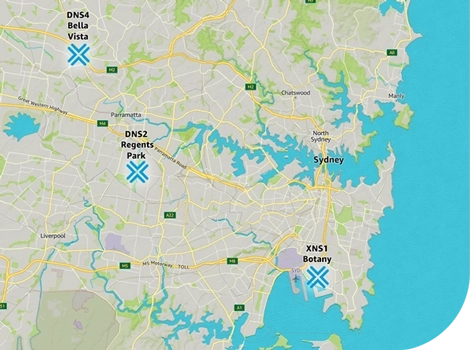 Amazon Flex delivery areas and package station locations