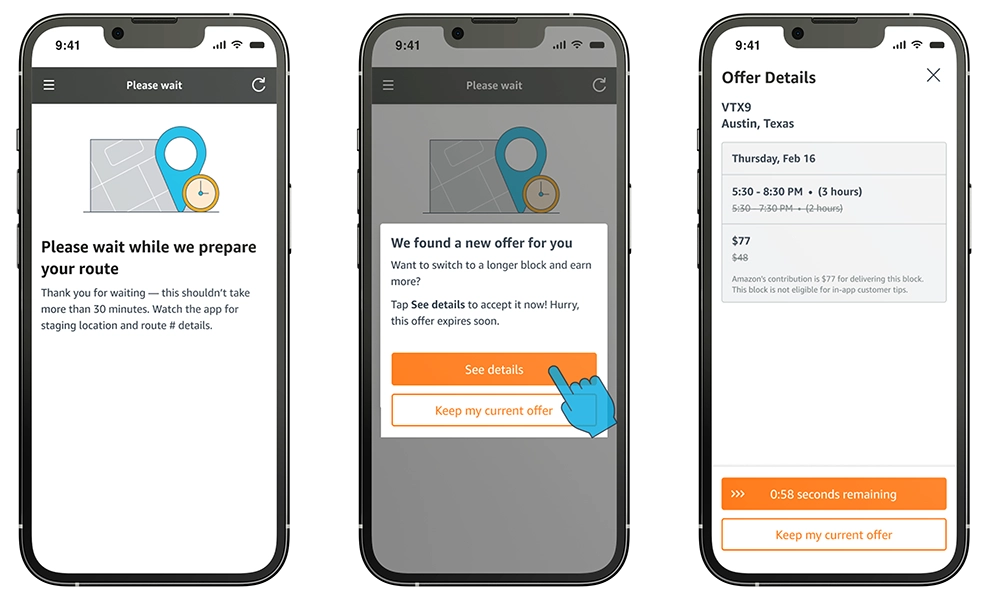 Earn more with extended delivery block options | Amazon Flex Blog | US