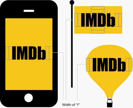 When the containing shape of the logo is not standard, maintain an area ...