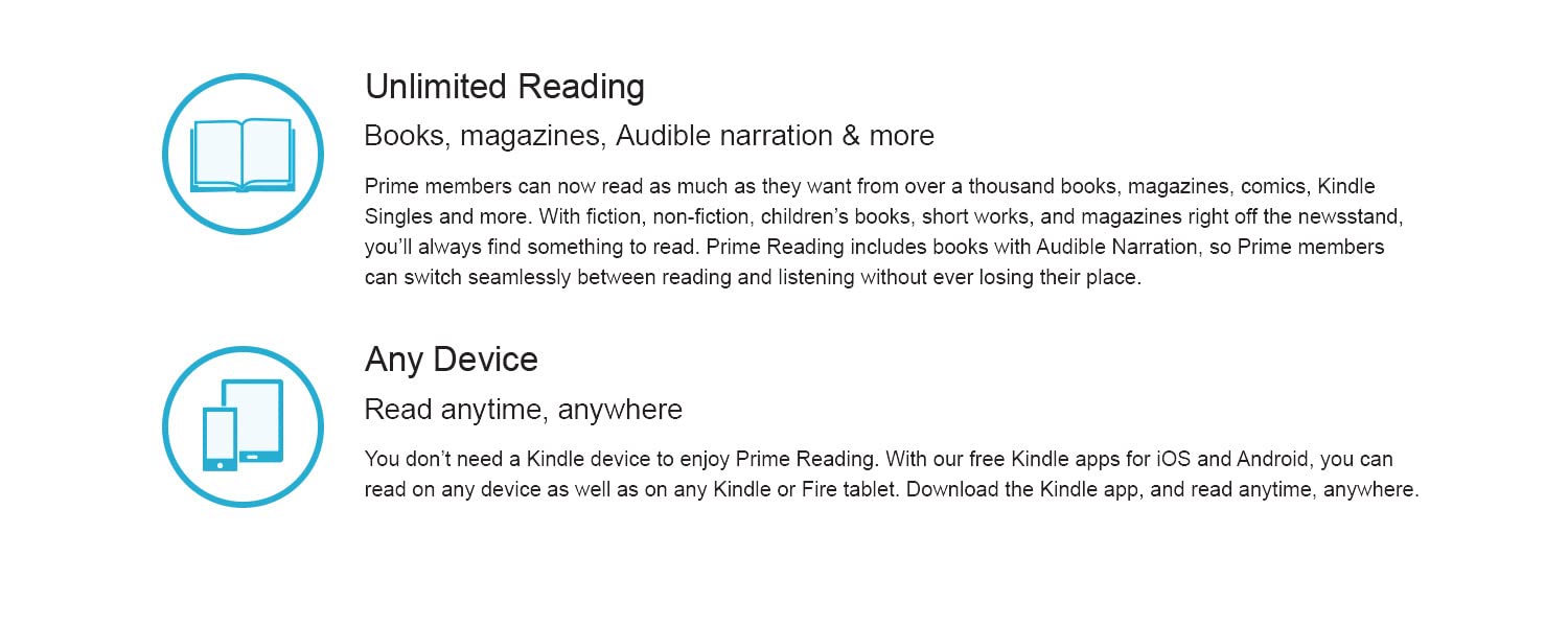 Prime members can now read as much as they want from over a thousand ...