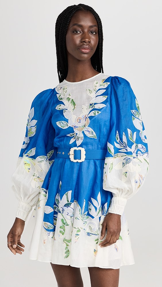 Alemais Rita Embroidered Mini Dress | Shopbop