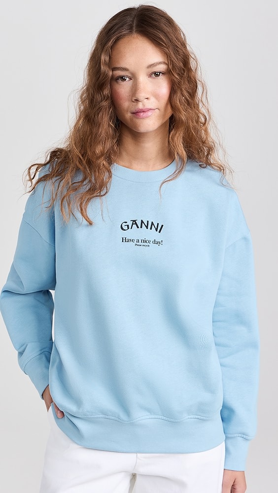 GANNI Isoli Oversized Sweatshirt | Shopbop