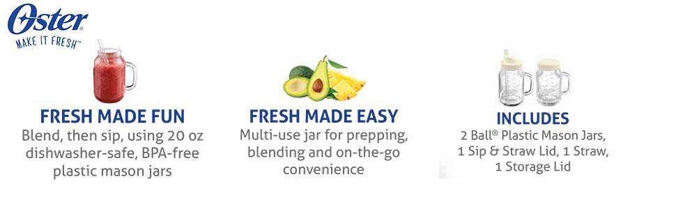 Amazon.com: Oster Ball Personal Blender, Black: Home & Kitchen