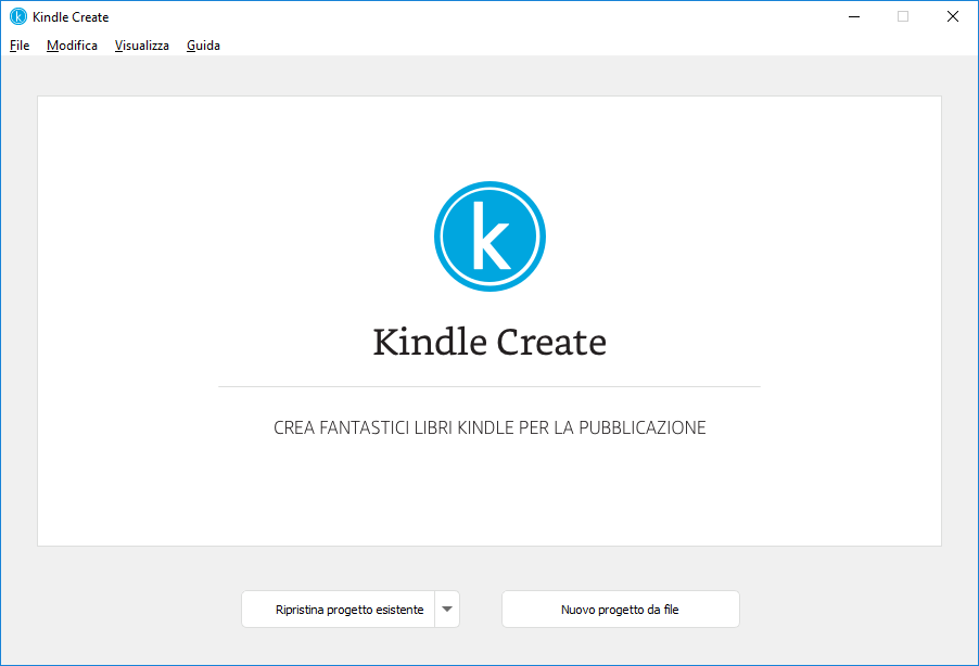 Tutorial su Kindle Create