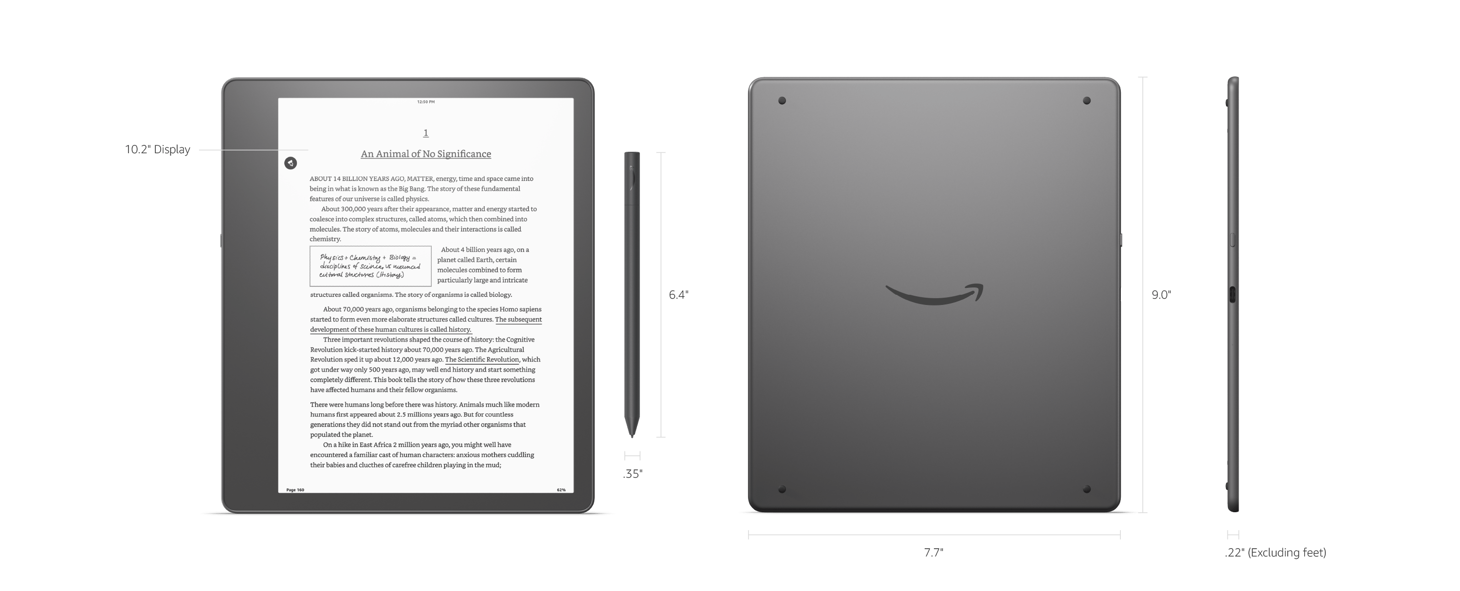 Amazon Official: Kindle Scribe Essentials Bundle including Kindle Scribe (16 GB), Basic Pen ...