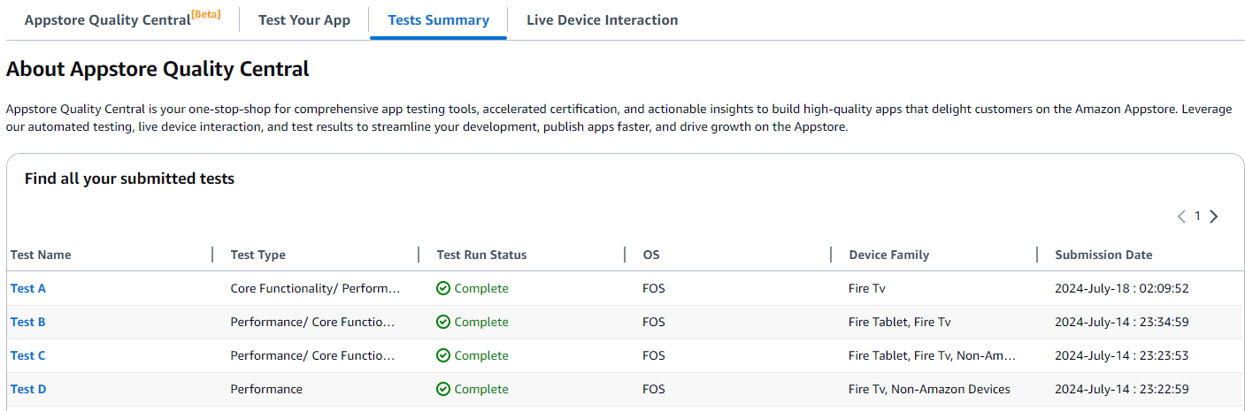 Test Summary and Results | App Testing