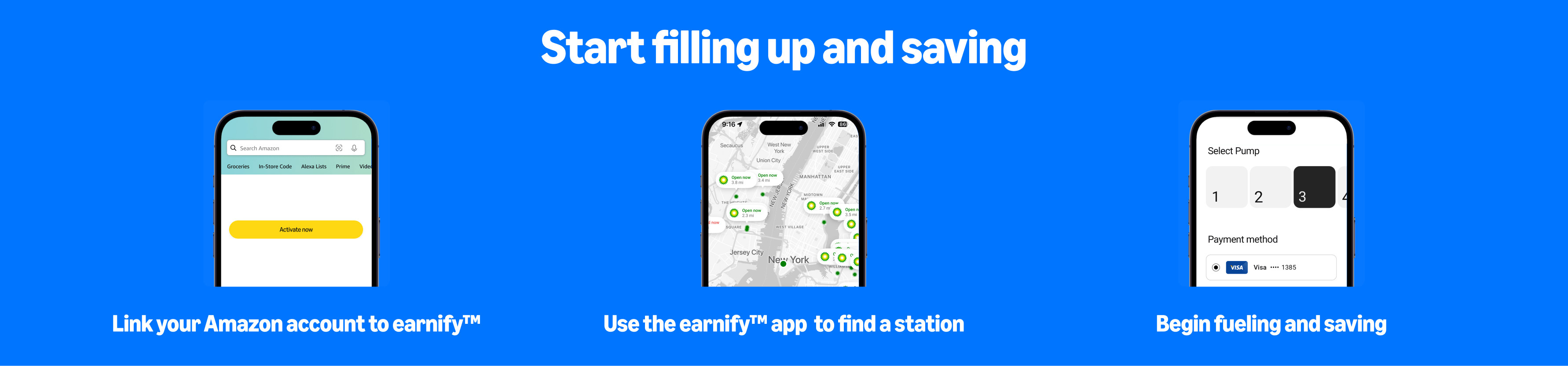 아마존 프라임 + earnify = 주유소 1 갤런 / $1 행사 7/3 -7/6 - 마일모아 게시판