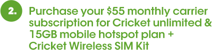 Amazon.com: $55 Monthly Subscription for Cricket Unlimited Talk/Text ...