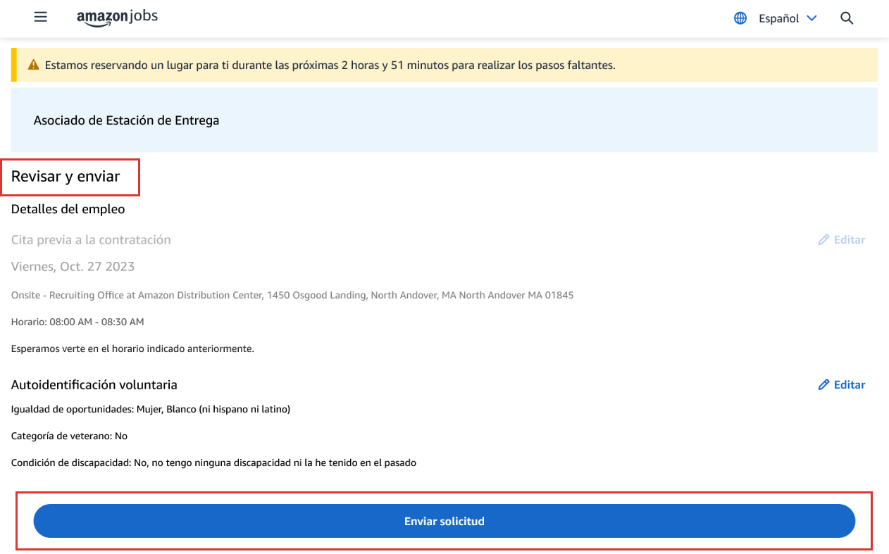Preguntas frecuentes sobre Amazon Jobs