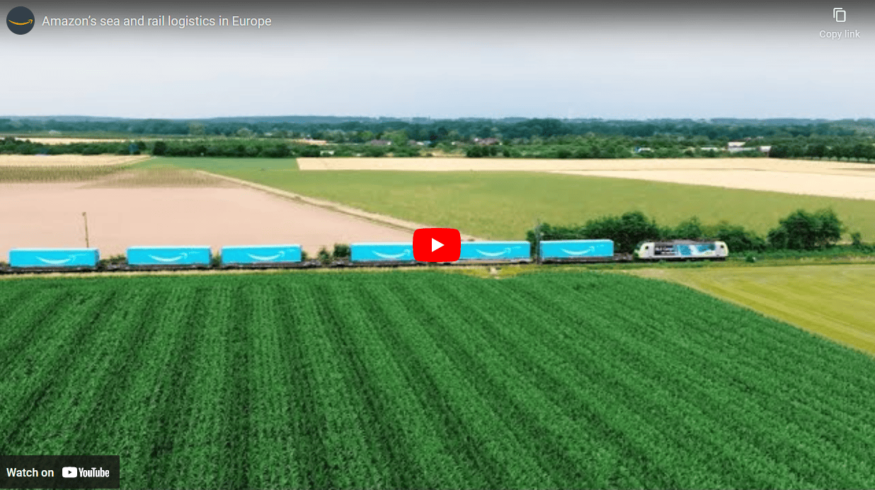 Amazon has grown its use of rail and sea transportation in Europe by 50 ...