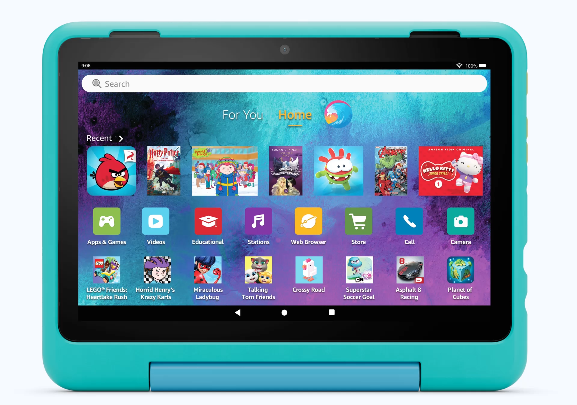 Amazon Fire HD 8 Kids Pro tablet (newest gen), ages 6–12 | 3 GB memory, includes ads-free books ...