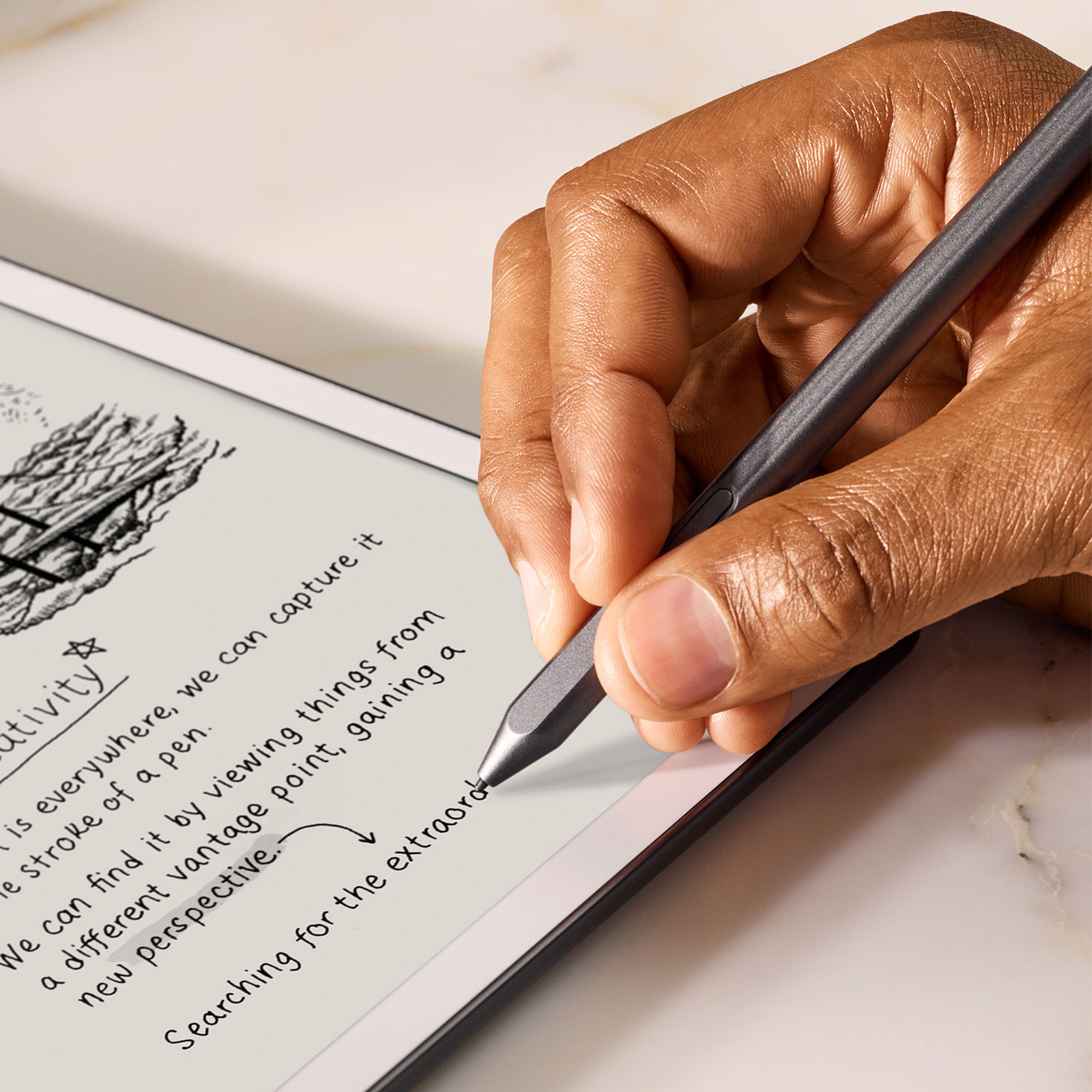Amazon Kindle Scribe (16 GB) – Redesigned display with uniform borders. Now write directly on ...
