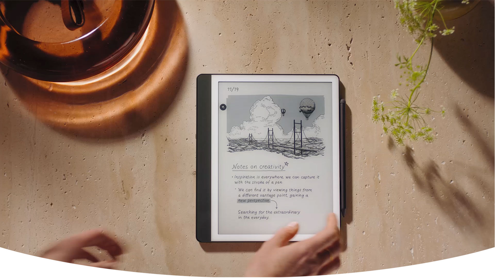 Amazon Kindle Scribe (16 GB) – Redesigned display with uniform borders. Now write directly on ...