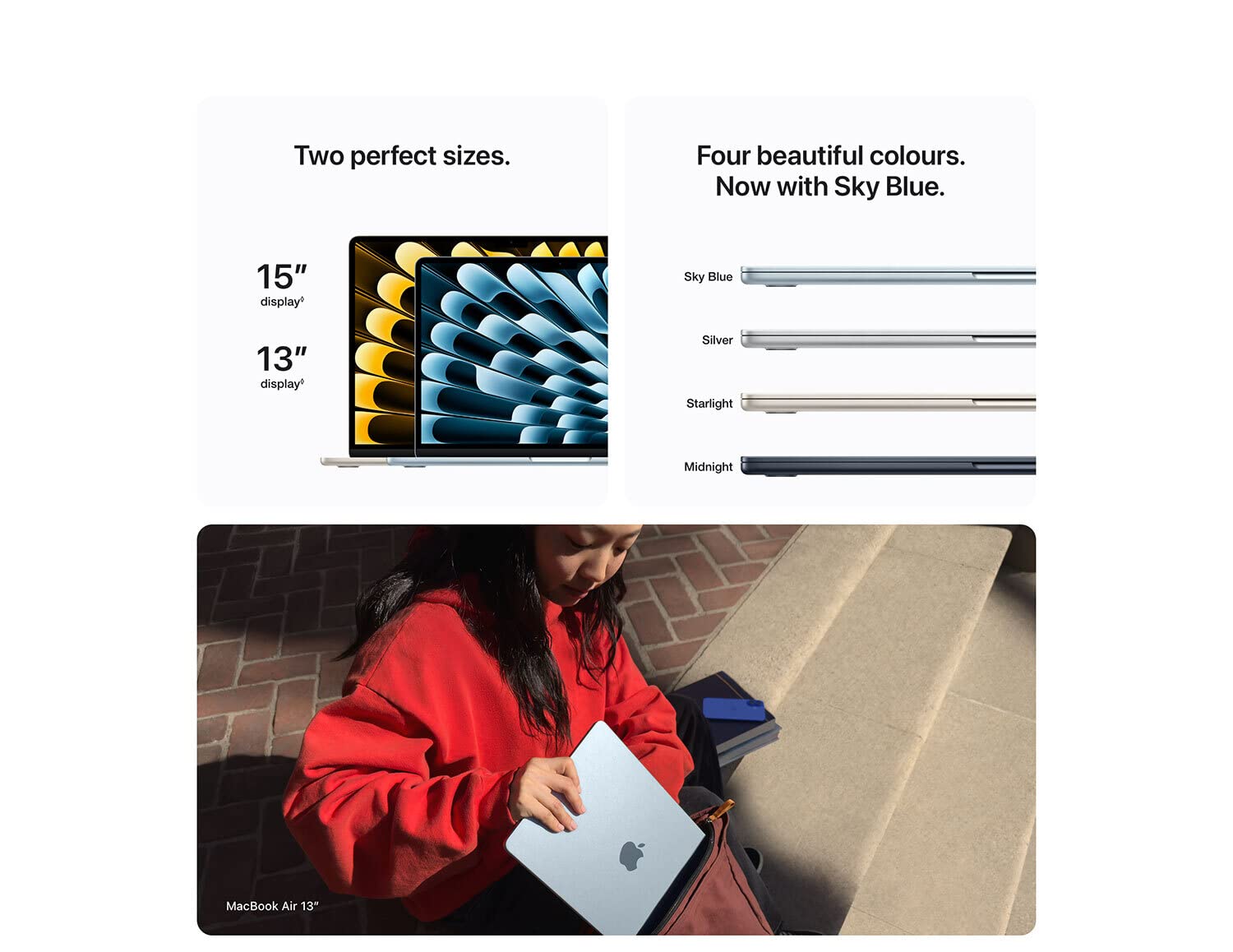 Apple MacBook Air (13 inch, Apple M4 Chip with 10-Core CPU and 10-Core ...