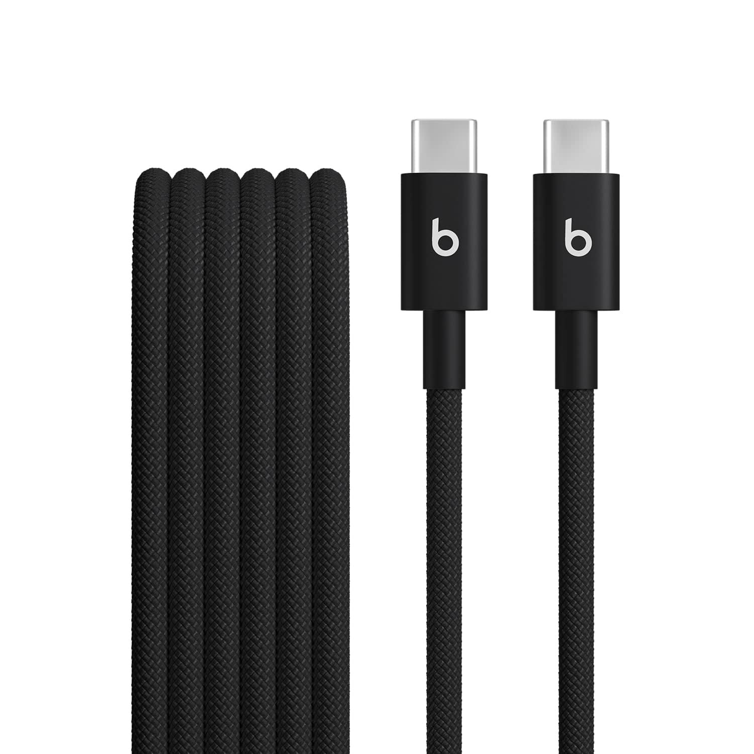 Amazon.co.jp: Beats USB-C - USB-C編み込み式充電ケーブル、高速充電、耐久性に優れ絡まりにくい、対応のAppleデバイスとAndroidデバイス用の充電器（1.5 ...