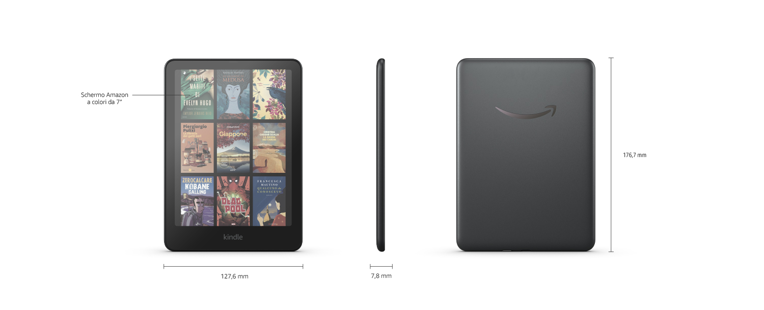 Amazon Kindle Colorsoft Signature Edition (32 GB) | Con schermo a colori, luminosità frontale a ...