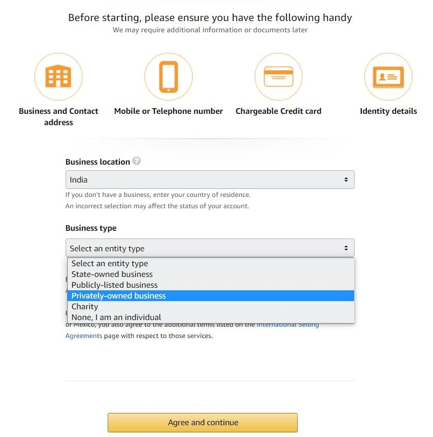 How to register to export through Amazon Global Selling