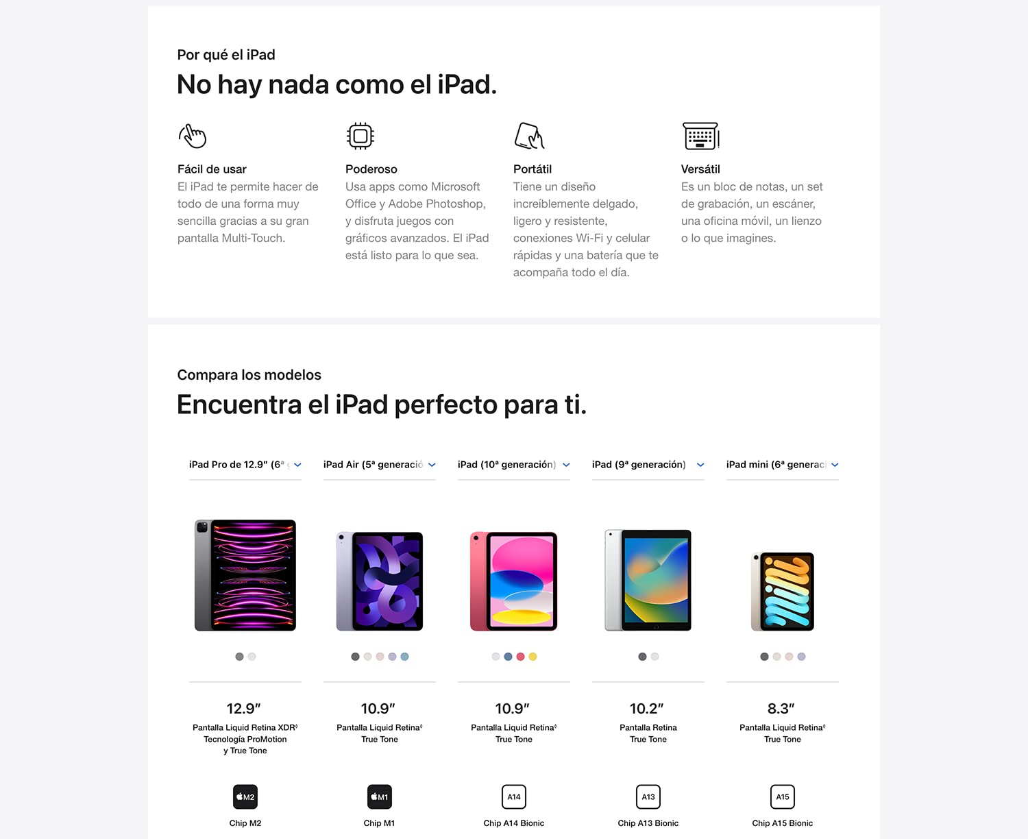2022 Apple iPad Pro de 11 Pulgadas (Wi-Fi, 1 TB) - Gris Espacial (cuarta generación) : Amazon ...