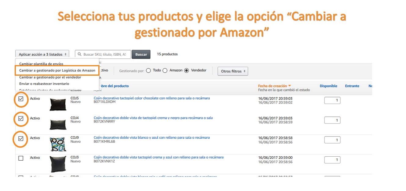 ¿Cómo funciona Logística de Amazon?