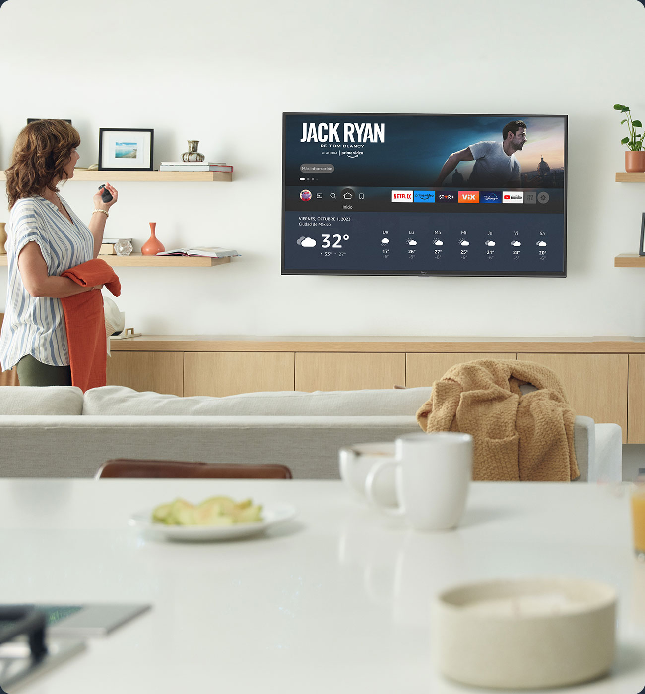 La televisión inteligente Fire TV Serie 2 de 32” en HD