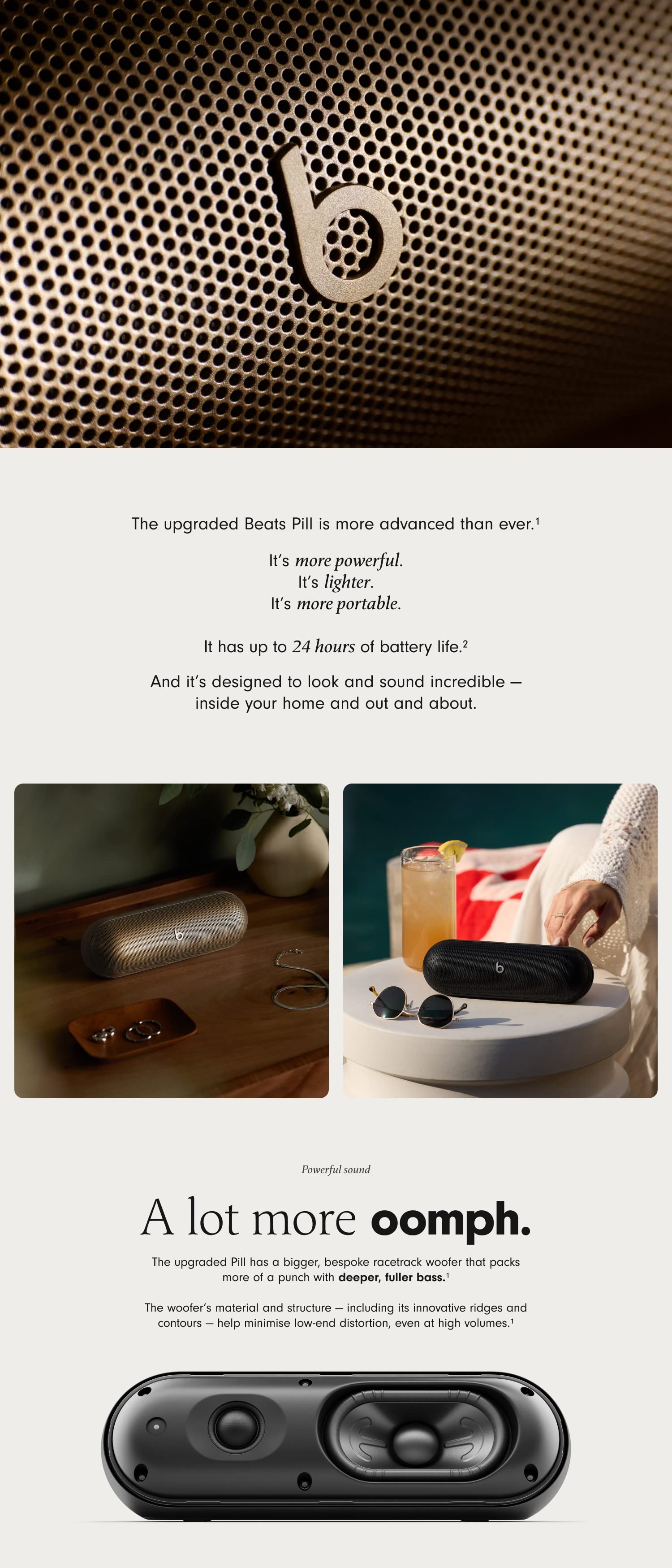 Beats Pill (Latest Release)-Portable Bluetooth Speaker, Up to 24H ...