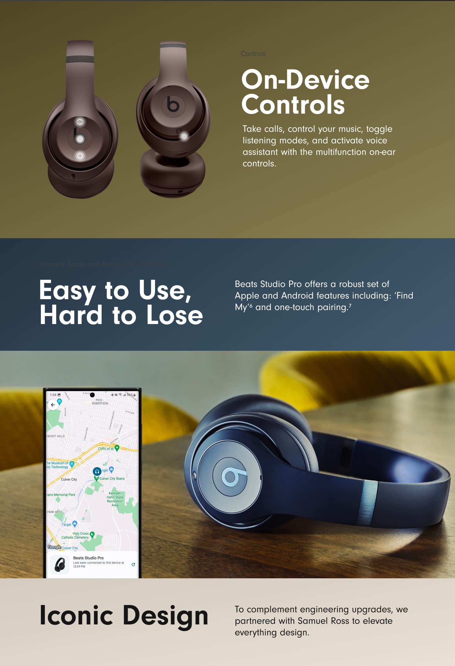 Beats Studio Pro (Wireless Headphones) - Deep Brown : Amazon.com.au ...