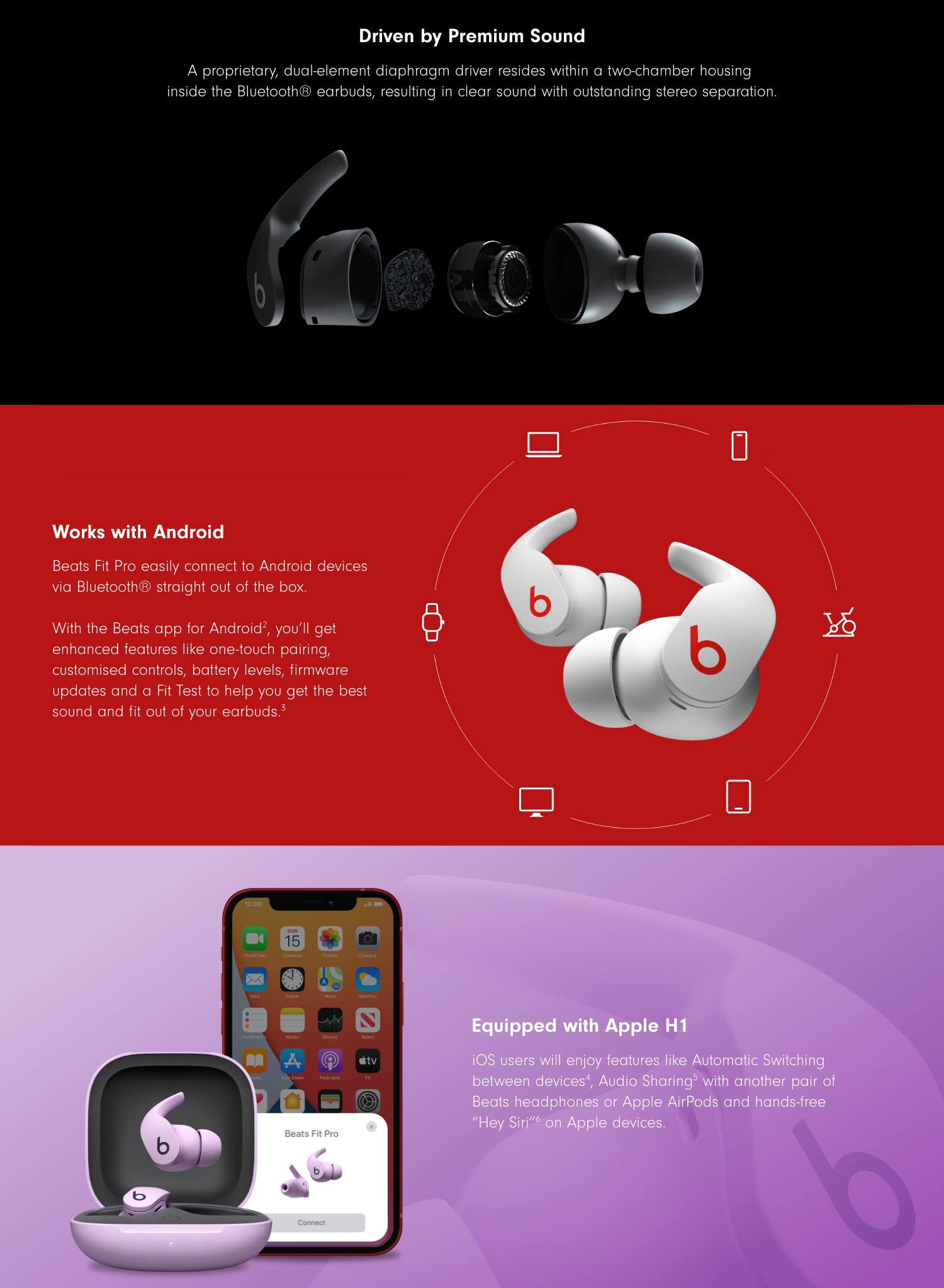 Beats Fit Pro – True Wireless Noise Cancelling Earbuds – Active Noise ...