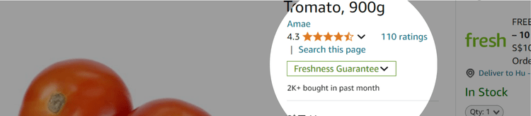 Amazon Fresh Freshness Guarantee