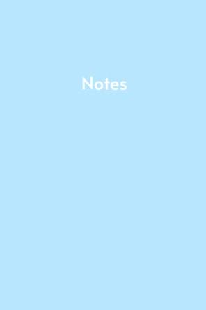Amazon.com: Light Blue Notebook: 6x9" 120 lined pages: Dilly, Love: Books