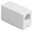 Telephone Handset Curly Cord Coupler Connector Extender (White ...