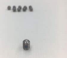 10/32 X 1/4 Set Screw Stainless Nylon Locking Pellet Slotted 10-32 3/16 ...