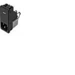 AC Power Entry módulos 2 A Snap En 1 fusible Power Entry Module ...