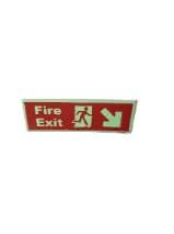Visionary Signs Fire Exit Signs Glow In Dark Fire Exit Sign ...