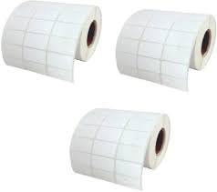 Plain Barcode Label -33 mm by 25 mm - (5000 Packing)- Pack of 1 Roll ...