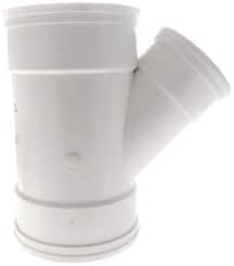 6" x 6" x 4" PVC SDR 35 1/8 Bend 45° Wye (G x G x G) - Amazon.com