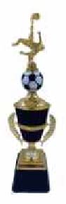 Sovereign Creation Metallic Fiber Football Trophy (Gold) 17 Inch ...