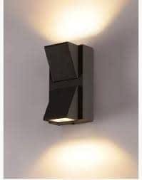 SPARC LIGHTS® 2x3W 6 Watt K LED Up Down Outdoor Wall Light, Graphite ...