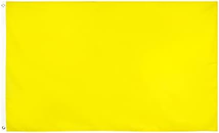 Amazon.com : Consummate Solid Yellow Flag 3x5 Foot Plain Yellow Flags ...