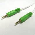 Amazon.com: 3ft Light Green Audio Cable with 3.5mm Stereo Male ...