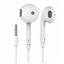 R S MOBILES GENERIC Basic White Wired Headset Pack of 1 : Amazon.in ...