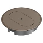 Carlon Non-Metallic Round Brown Duplex Floor Box Cover E97DSB: Amazon ...