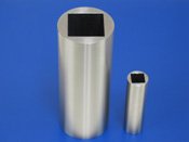 Square Hole Sleeve 7/16"OD 2" Length .255" Square: Broaches: Amazon.com ...