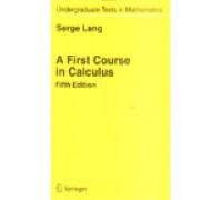 A First Course in Calculus 5e: Lang Serg: 9788181282408: Amazon.com: Books