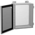 1414PHA4, Enclosure - NEMA 12; Continuous Hinge, clamped Cover; Grey ...