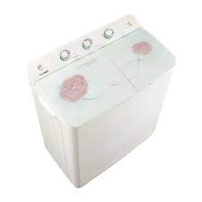 Lloyd 7.2 Kg Semi-Automatic Top Loading Washing Machine (LWMS72G, White ...