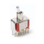 C & K Components Toggle Switch,Straight,dpdt,(On)-Off-(On),pc Tail ...